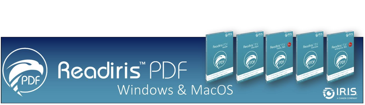 Readiris PDF: disponibile nuova versione per Win/Mac - Top Trade