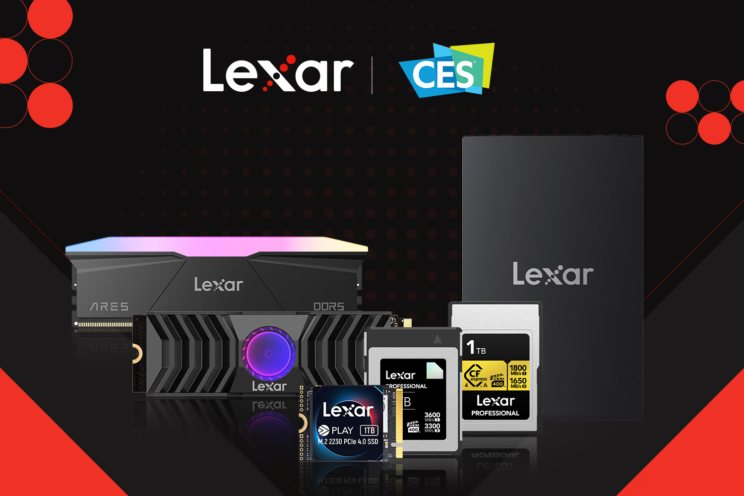 Lexar al CES 2024 con nuovi prodotti per la fotografia e il gaming - Top Trade