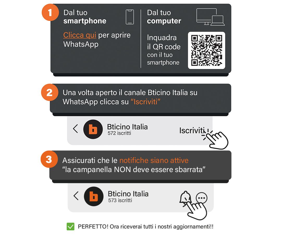“BTicino Italia”: iscriviti al nuovo canale WhatsApp - Top Trade