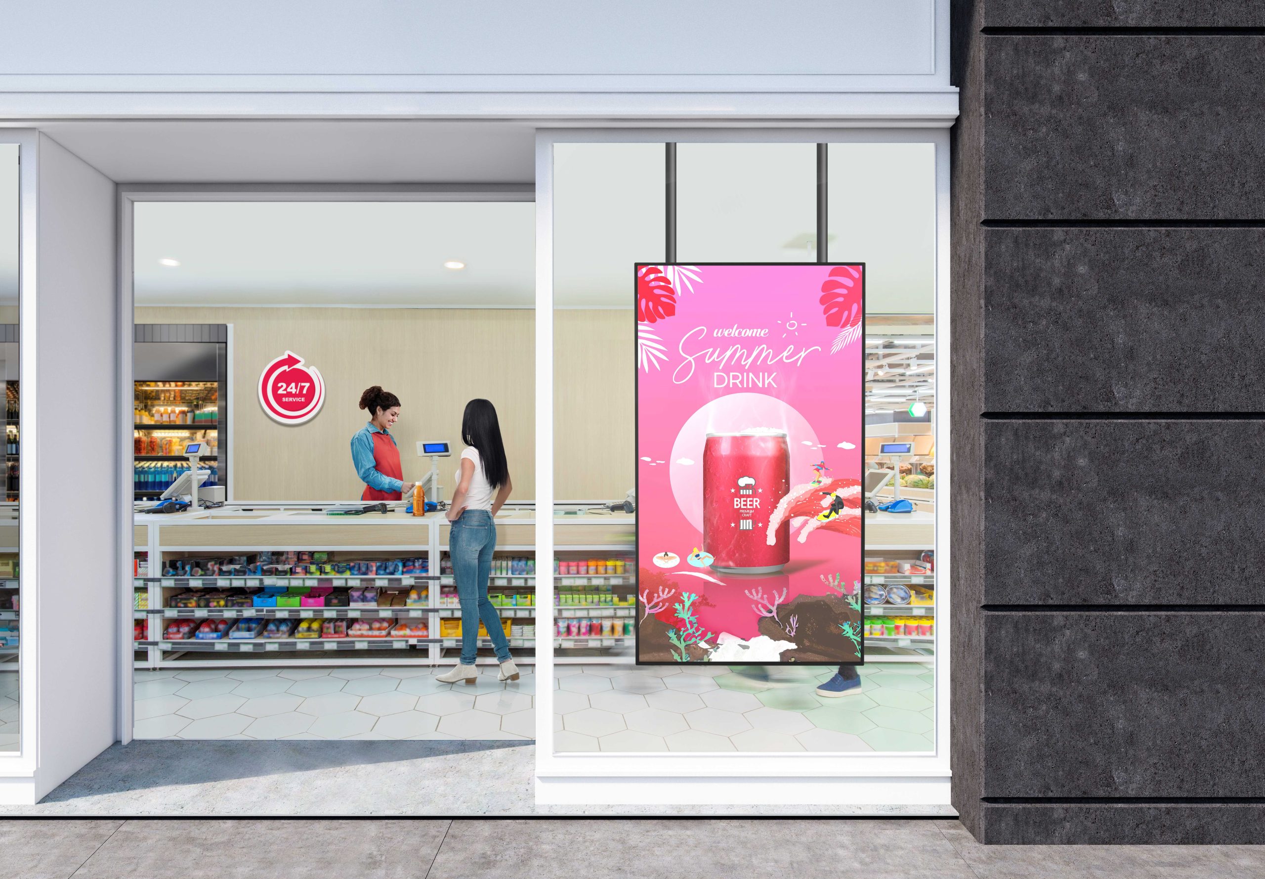 LG High Brightness: nuovi display che “illuminano” il settore retail ...